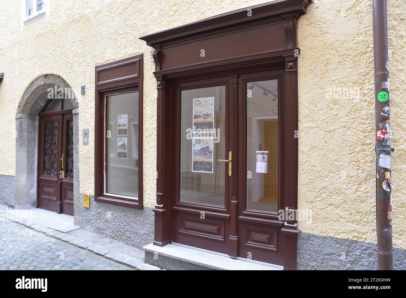 Leerstände, 2023, Steingasse, rechte Altstadt, Salzburg, Manfred ...