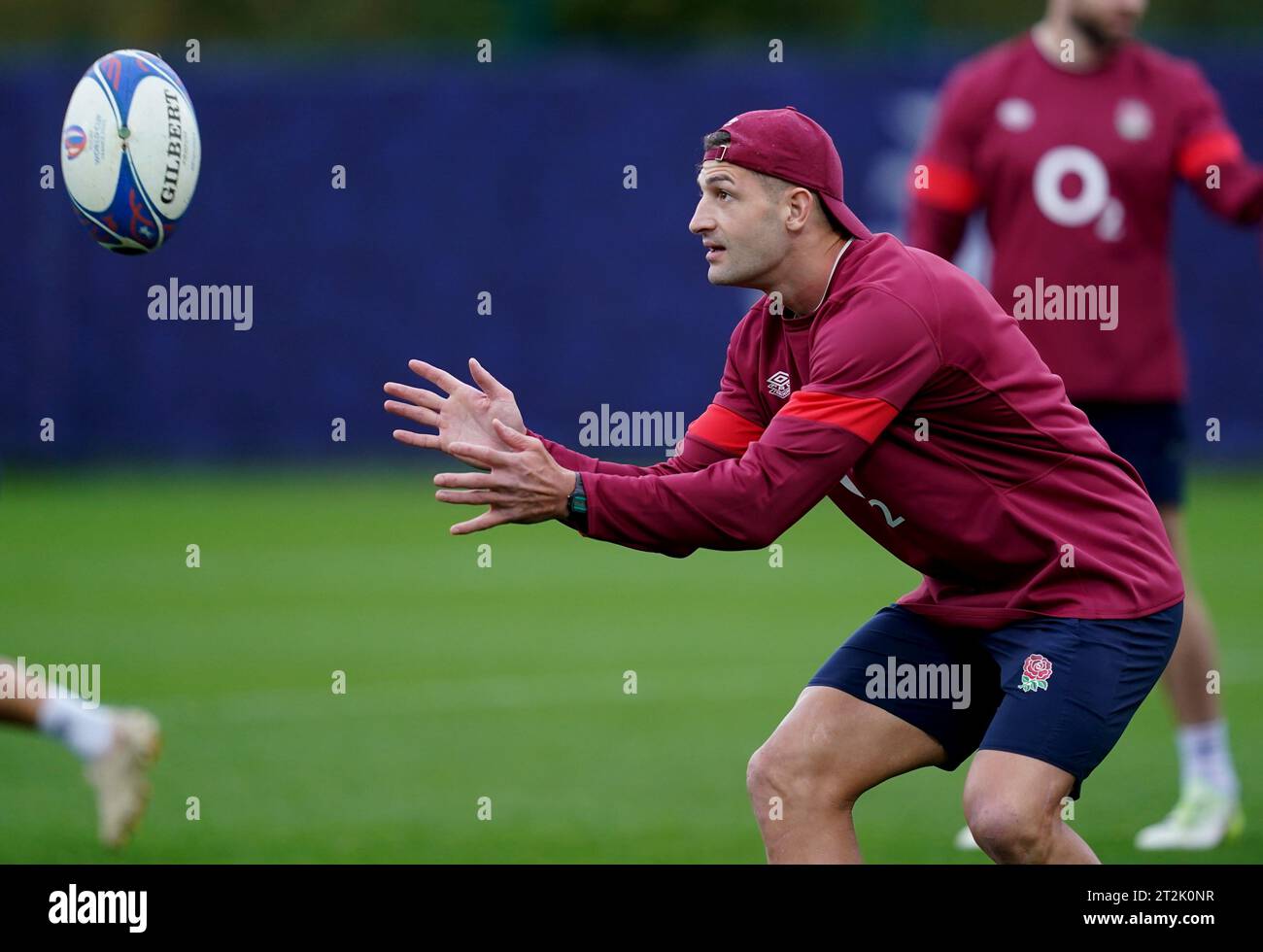 England's Jonny May during a the team run training session at the INSEP ...