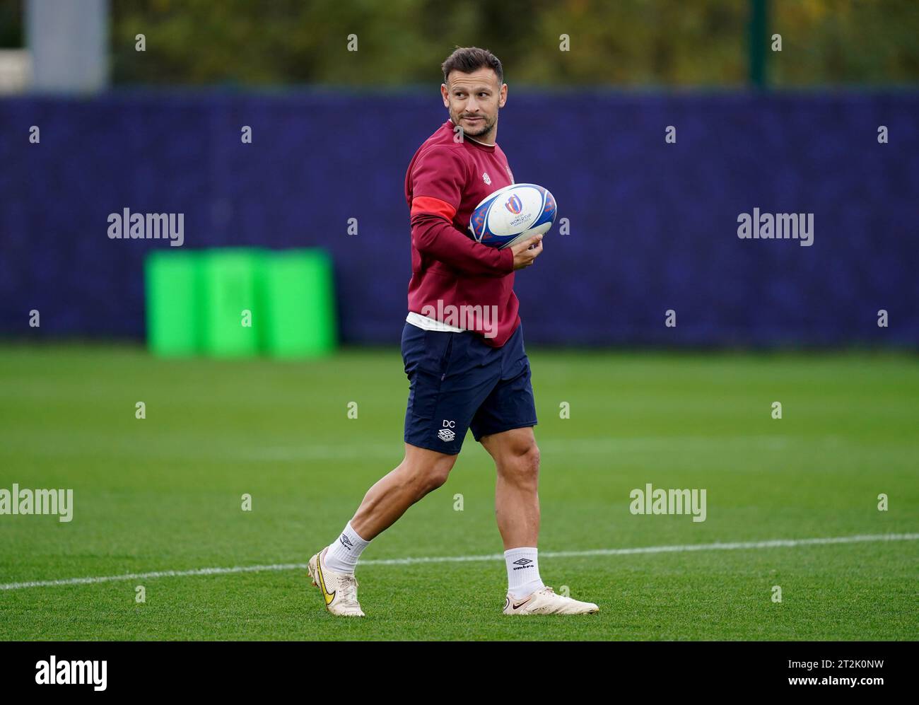 England's Danny Care during a the team run training session at the ...