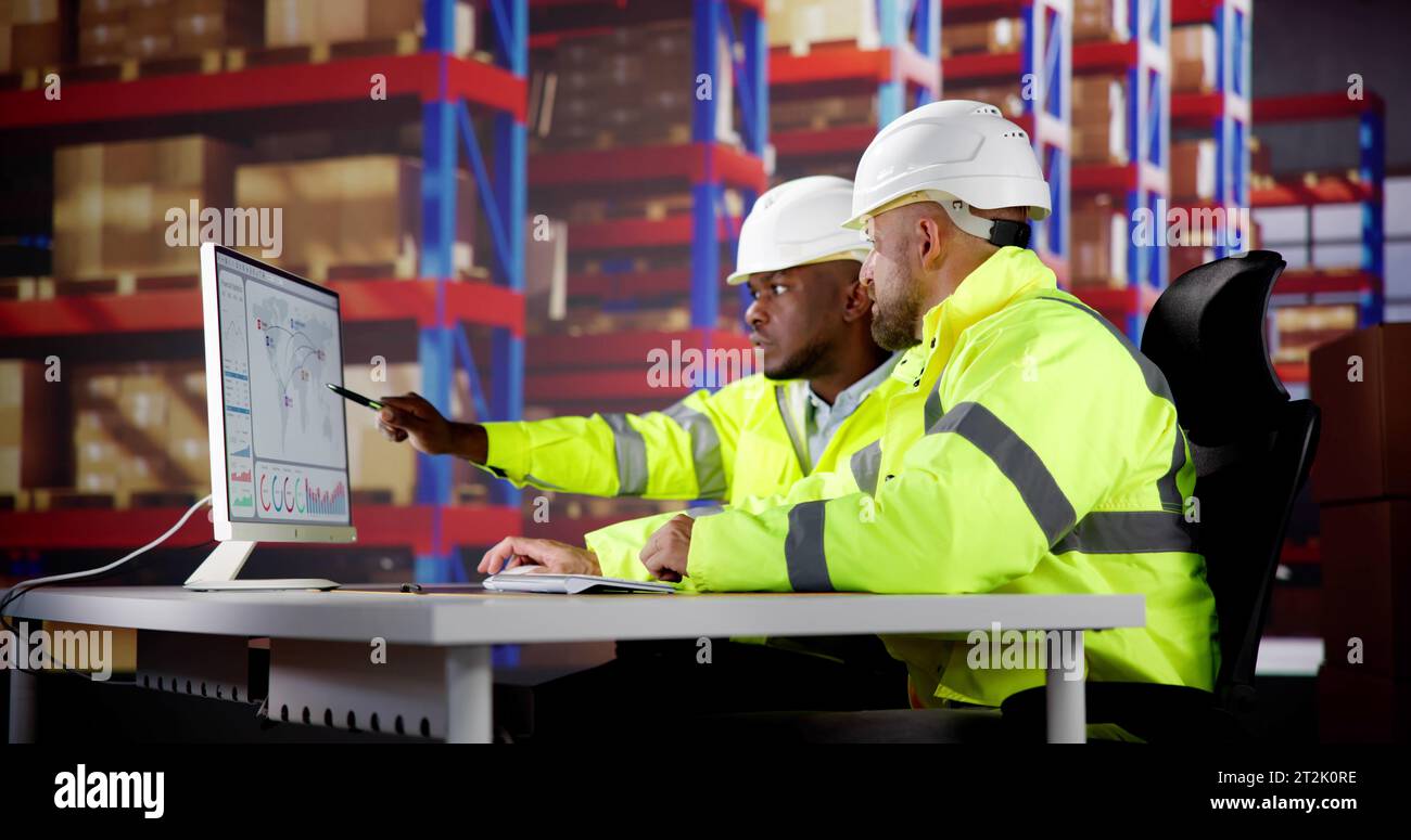 Warehouse Inventory Management KPI Dashboard. Analysts Looking At ...