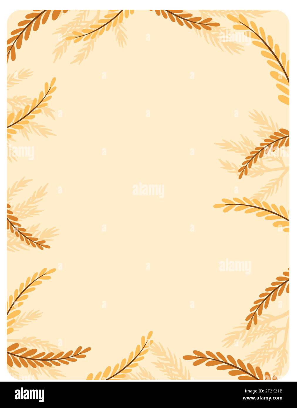 A vector cartoon illustration of an A-frame border template background ...