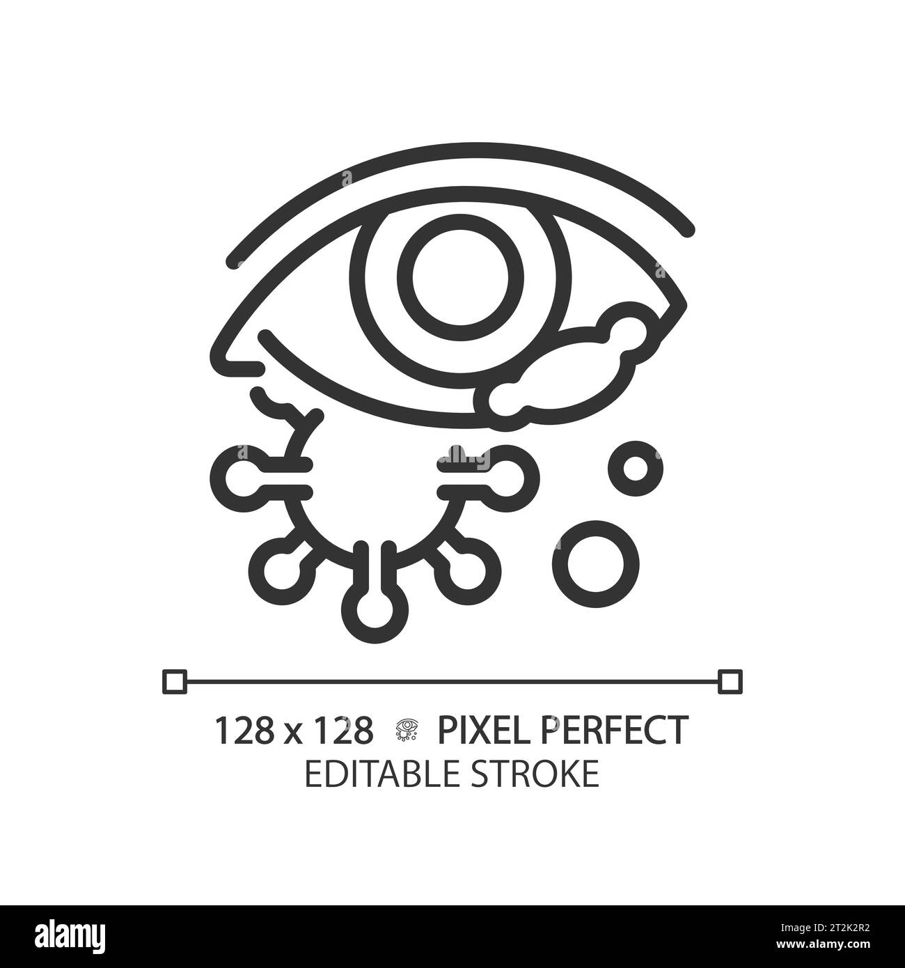 Conjunctivitis eye Black and White Stock Photos & Images - Alamy