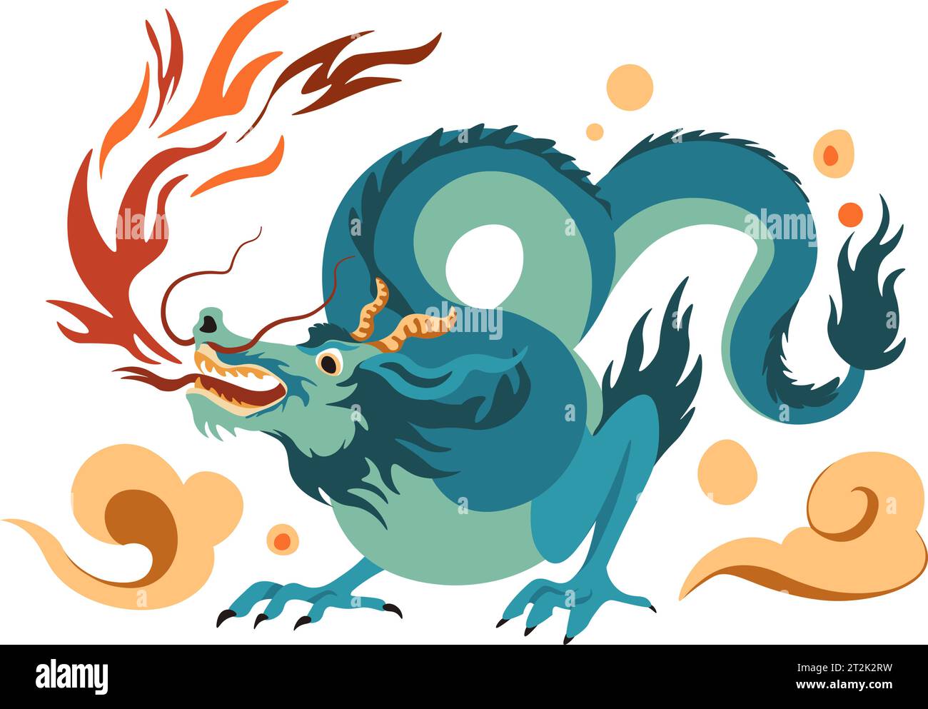 Dragon tails Stock Vector Images - Alamy