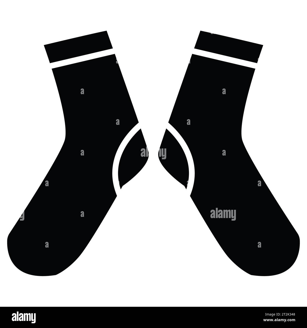 Socks icon. Christmas socks symbol. stocking sign. flat style Stock ...