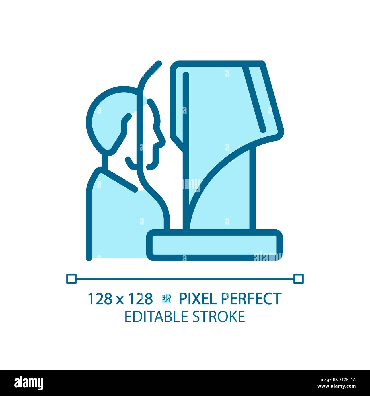 Vision testing device Stock Vector Images - Alamy