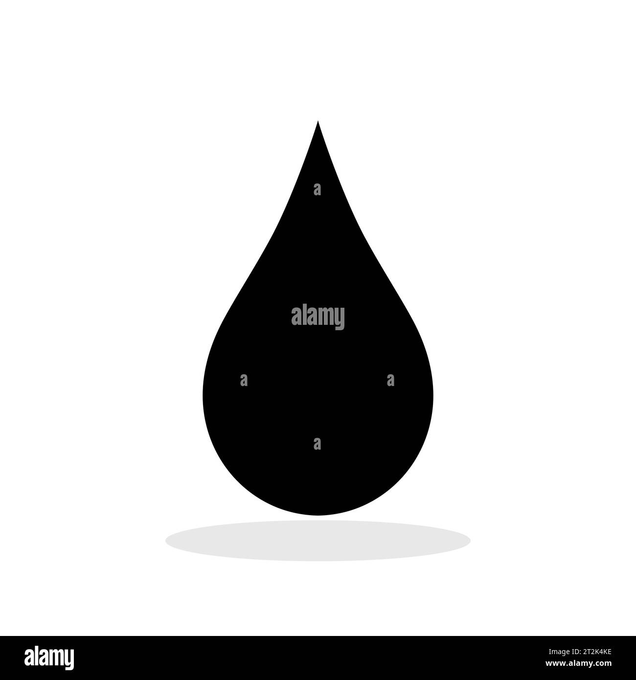 Water drop icon. Liquid drop isolated. Vector illustration Stock Vector ...