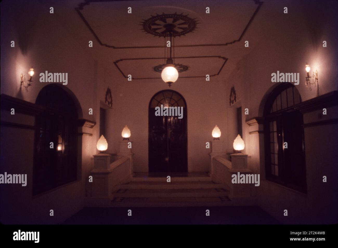 Portico of Kanak Kannu Palace, Trivendrum, Kerala, India Stock Photo ...