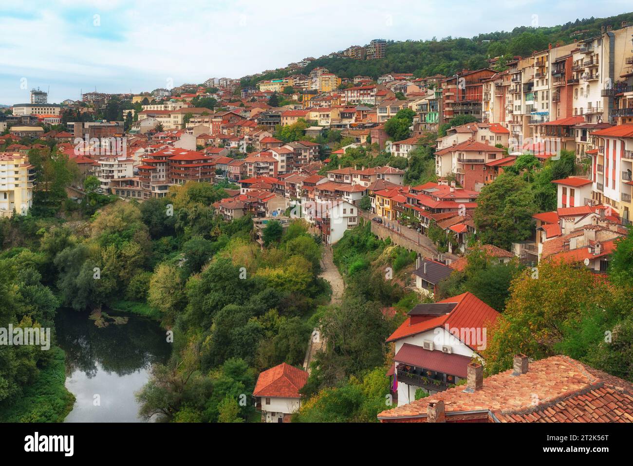 Veliko Tarnovo, Bulgaria. September 26th 2023 Scenic view of Veliko ...