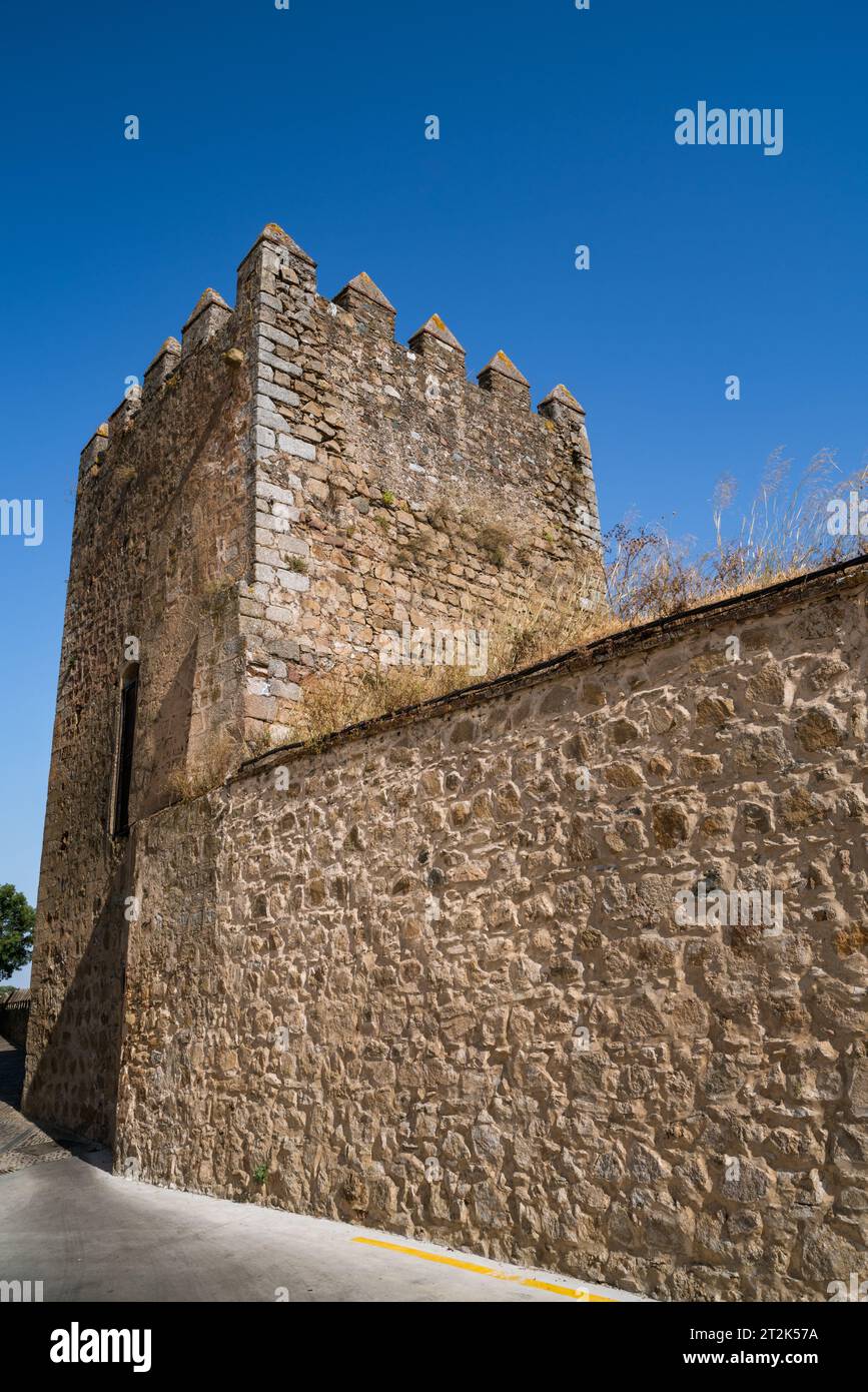 Castle of Kinghts Templar in Jerez de los Caballeros, Extremadura ...