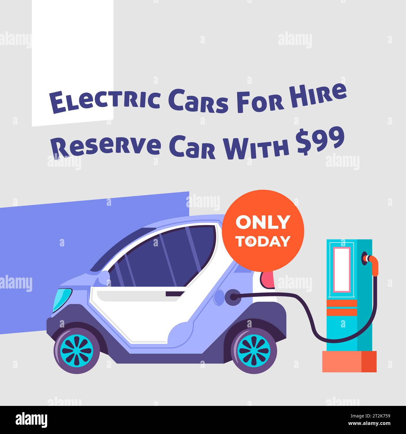 Charging electric car driver Stock Vector Images - Alamy