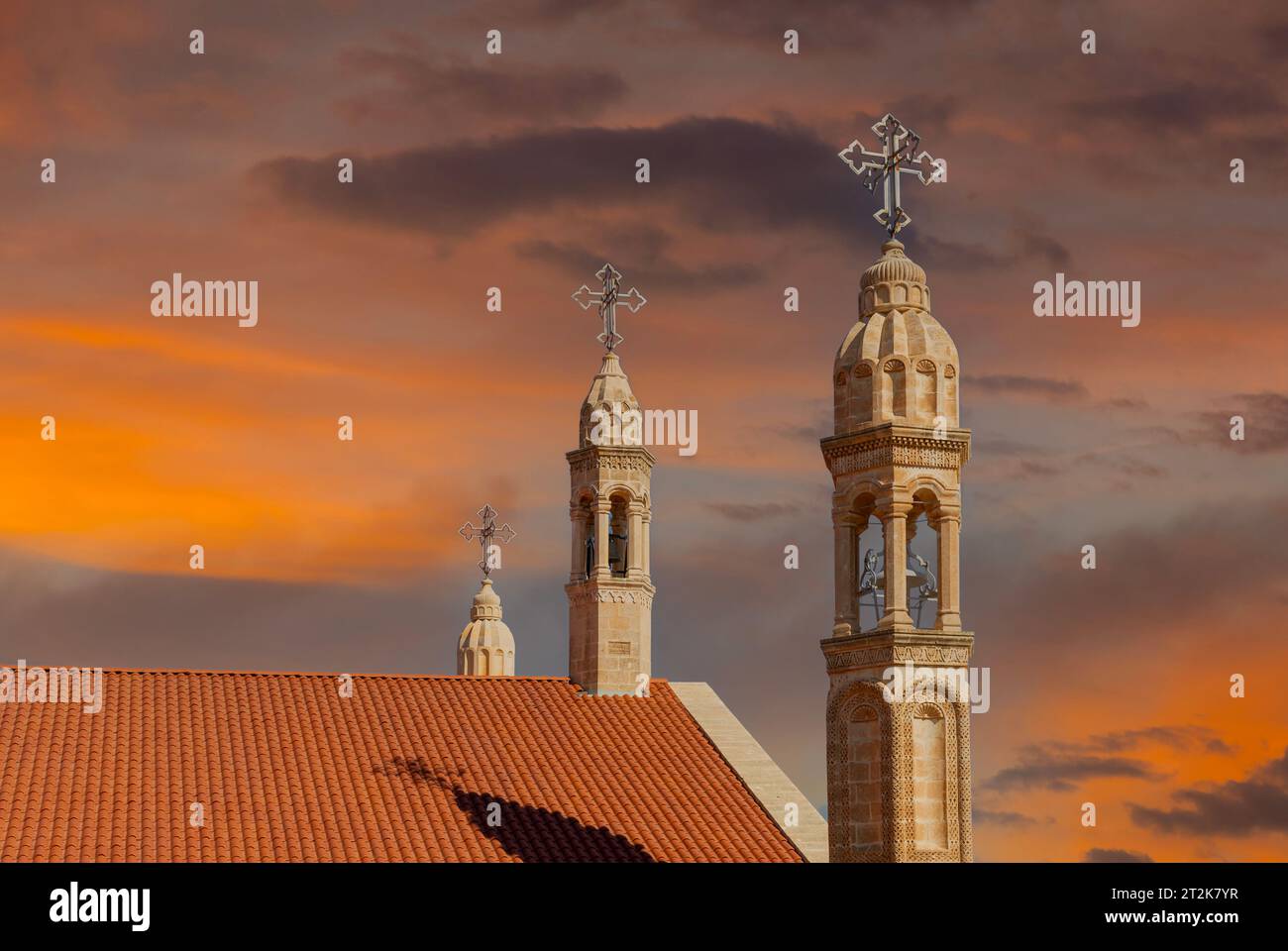 Mor Gabriel Monastery in Midyat, Mardin. Turkey. Mor Gabriel Monastery ...