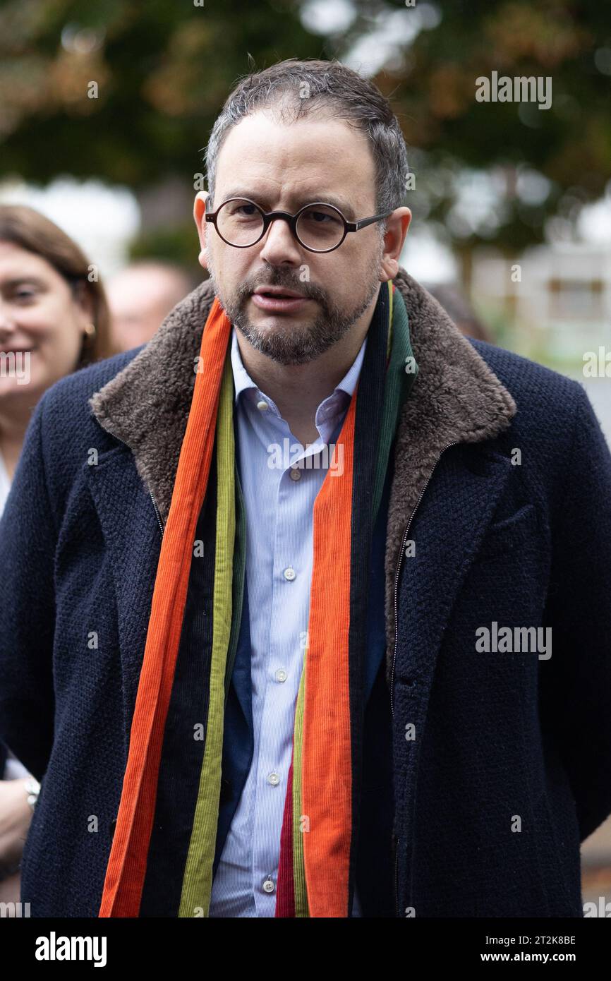 Bondy, France. 20th Oct, 2023. French Minister of Health and Prevention ...