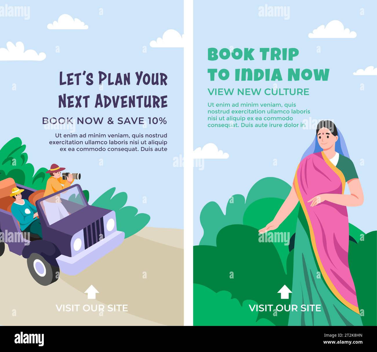 Lets plan your next adventure, book trip to India Stock Vector Image & Art - Alamy