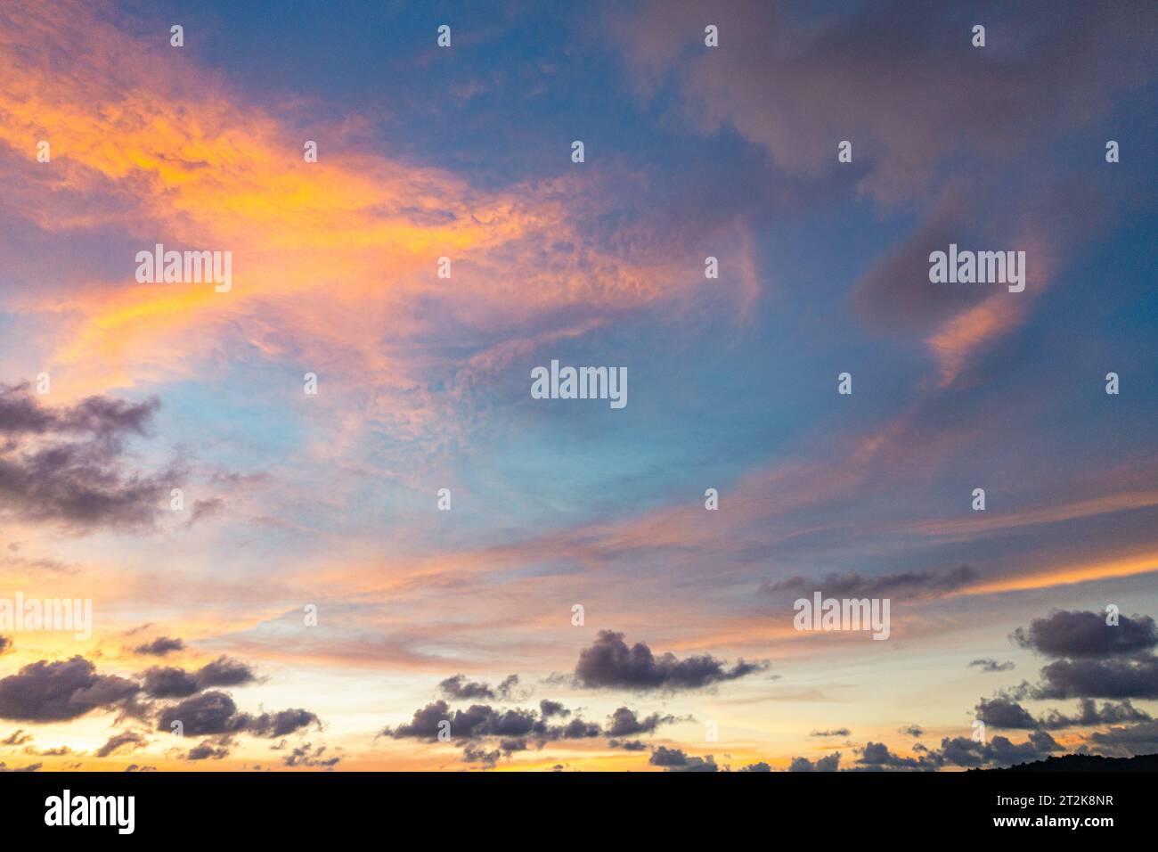 sweet sky at sunset. Gradient color. Sky texture, abstract nature ...