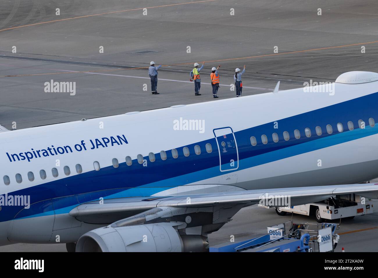 Tokyo, Japan. 12th Oct, 2023. Various unsorted Japanese Airliner ...