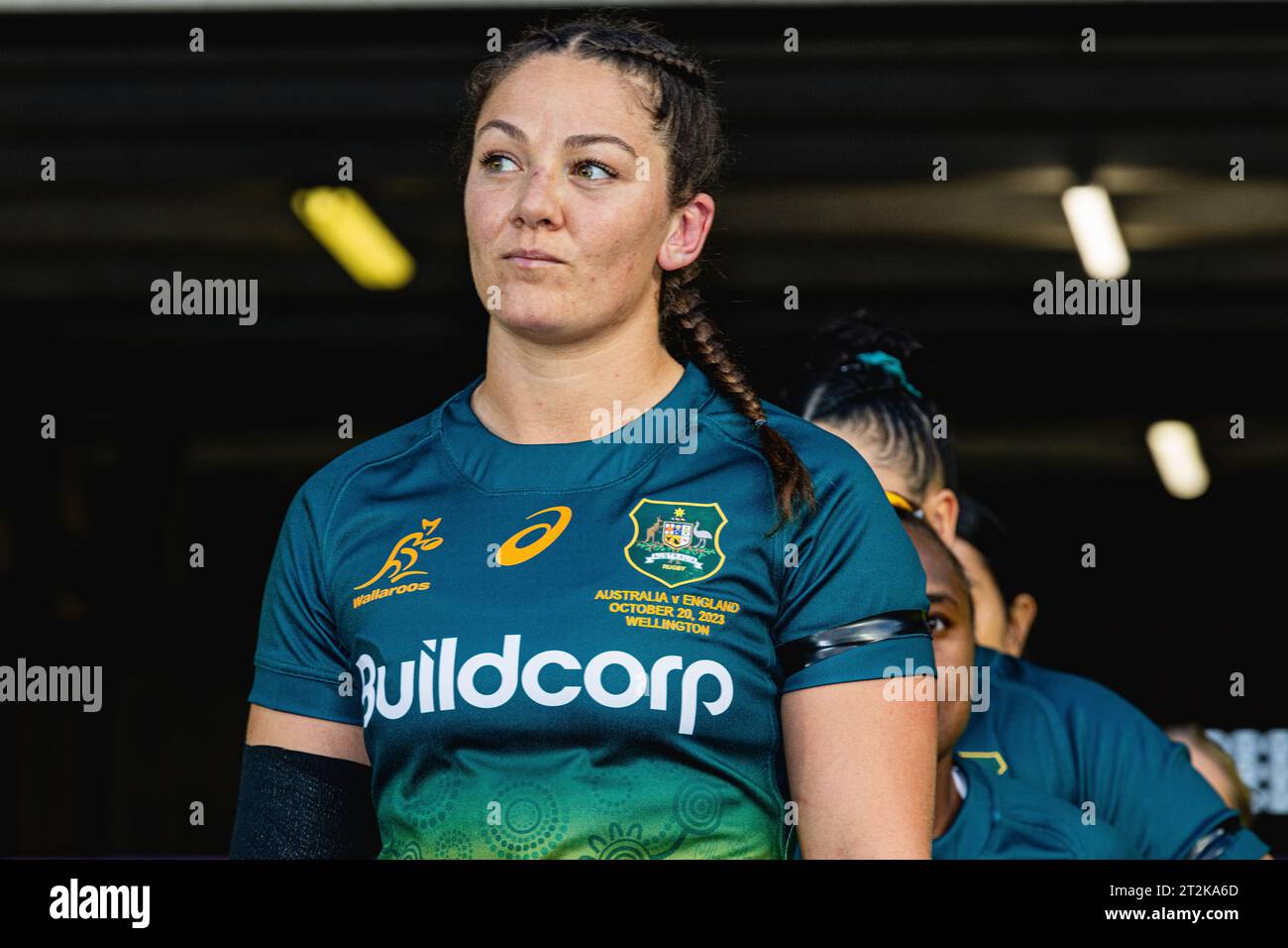 Wellington, New Zealand. 20th October 2023. Michaela Leonard prepares ...