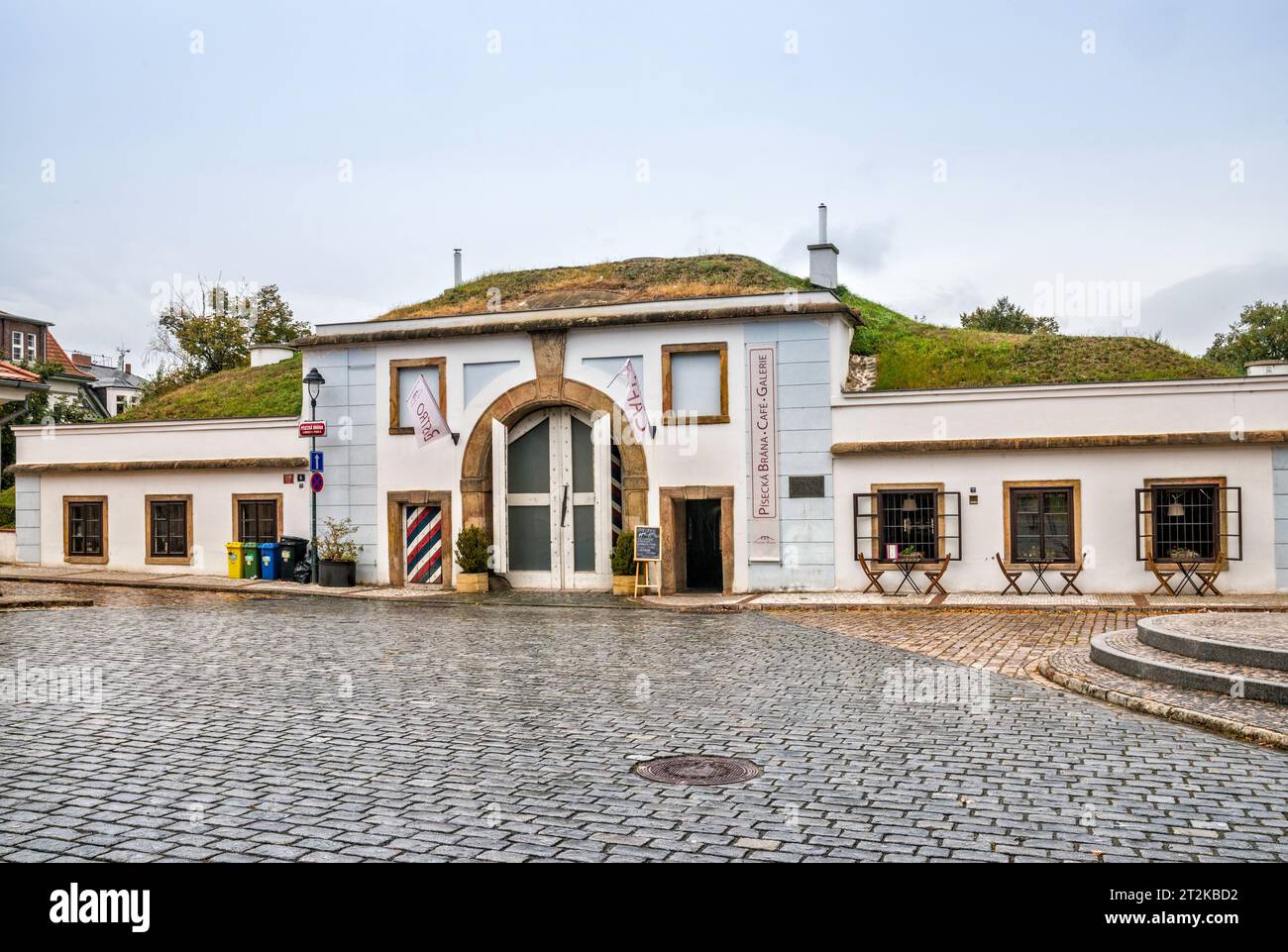 Outer side of Pisecka gate, 18th century bastion fortifications ...
