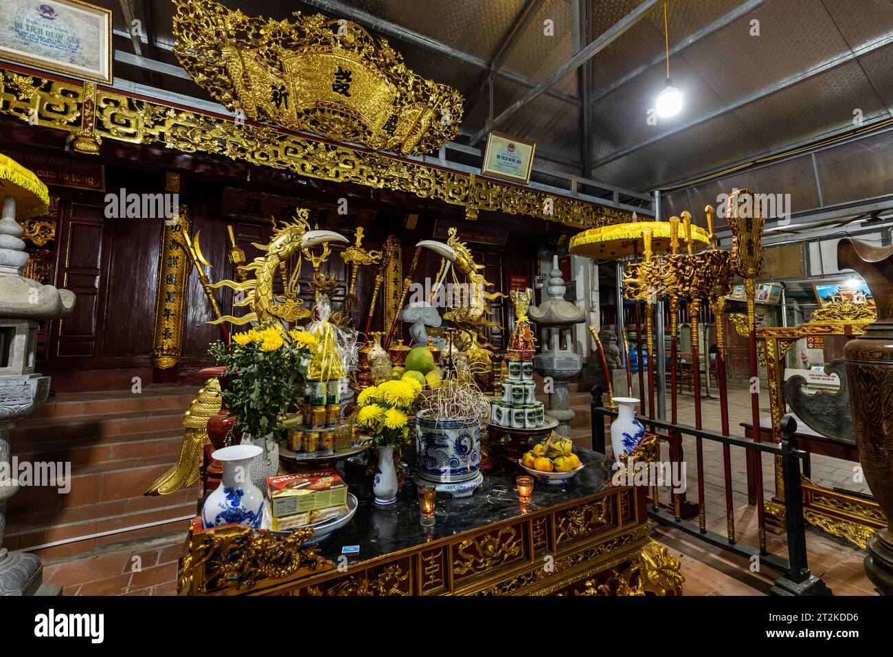 The Temple of Bac Ha in North Vietnam Stock Photo - Alamy