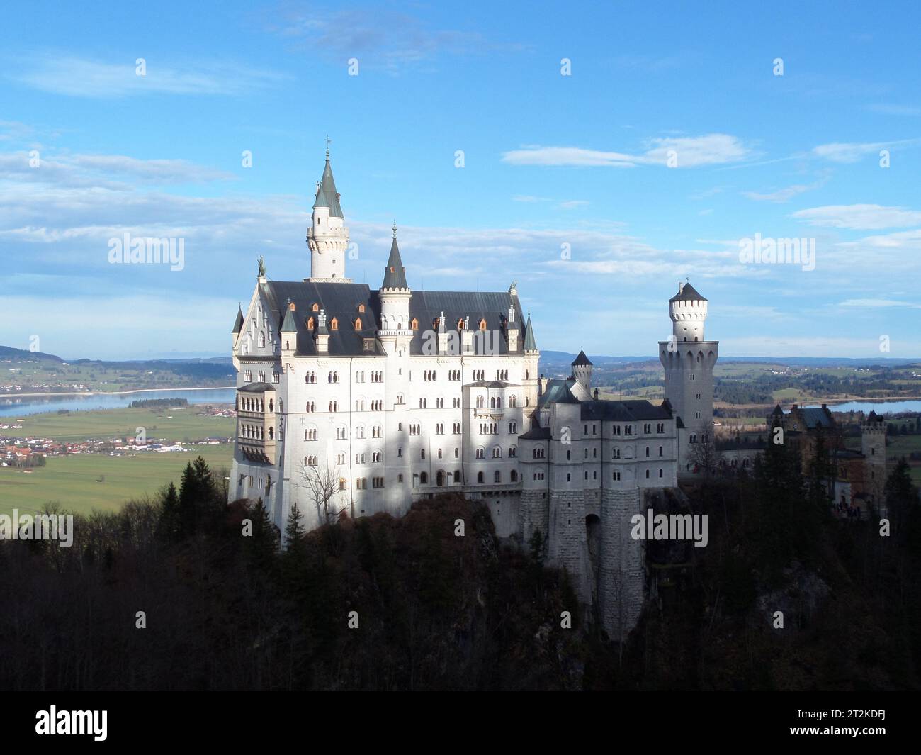 Castle Neuschwanstein, Castle Hohenschwangau, Forggensee, Zugspitze ...