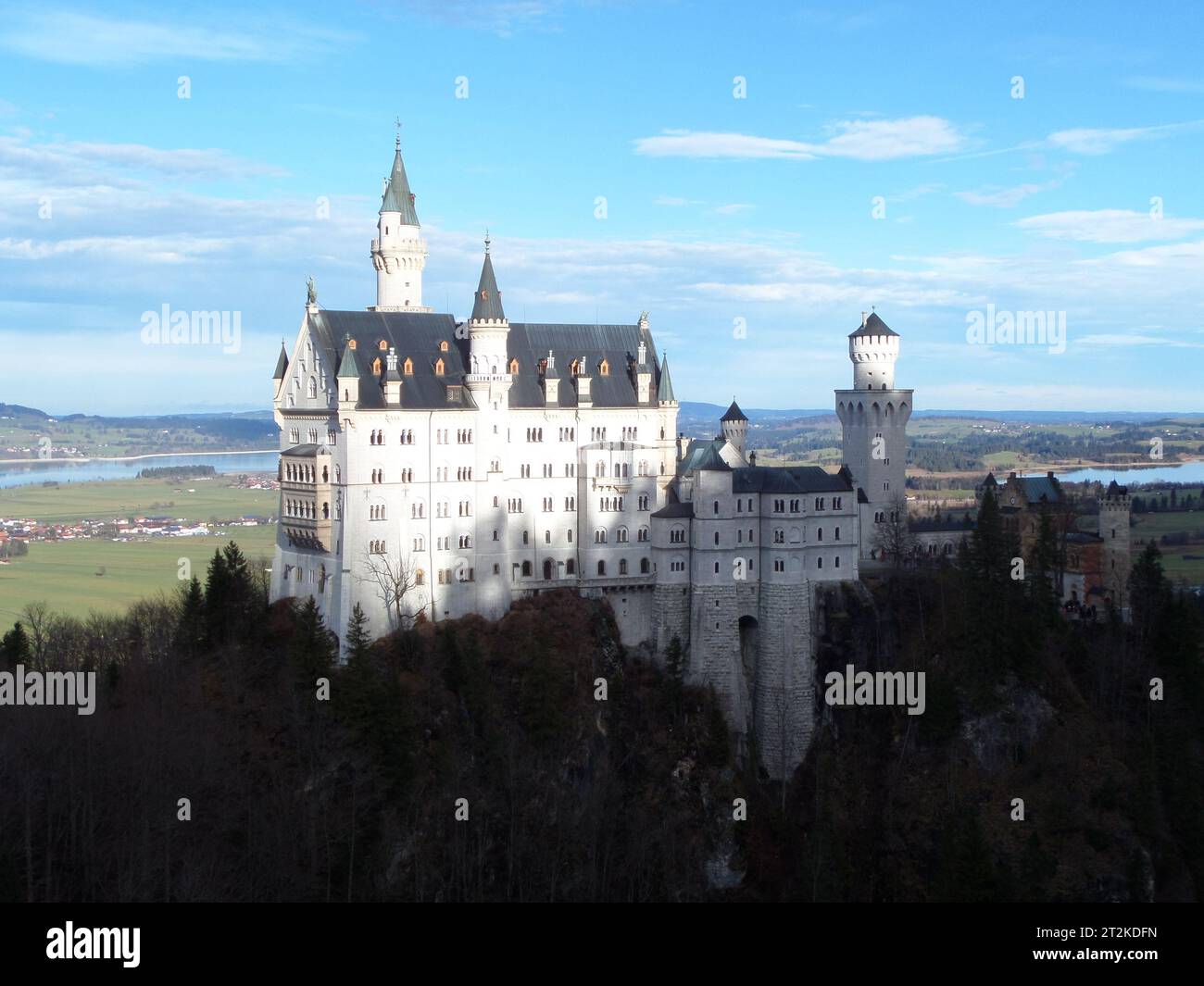 Castle Neuschwanstein, Castle Hohenschwangau, Forggensee, Zugspitze ...
