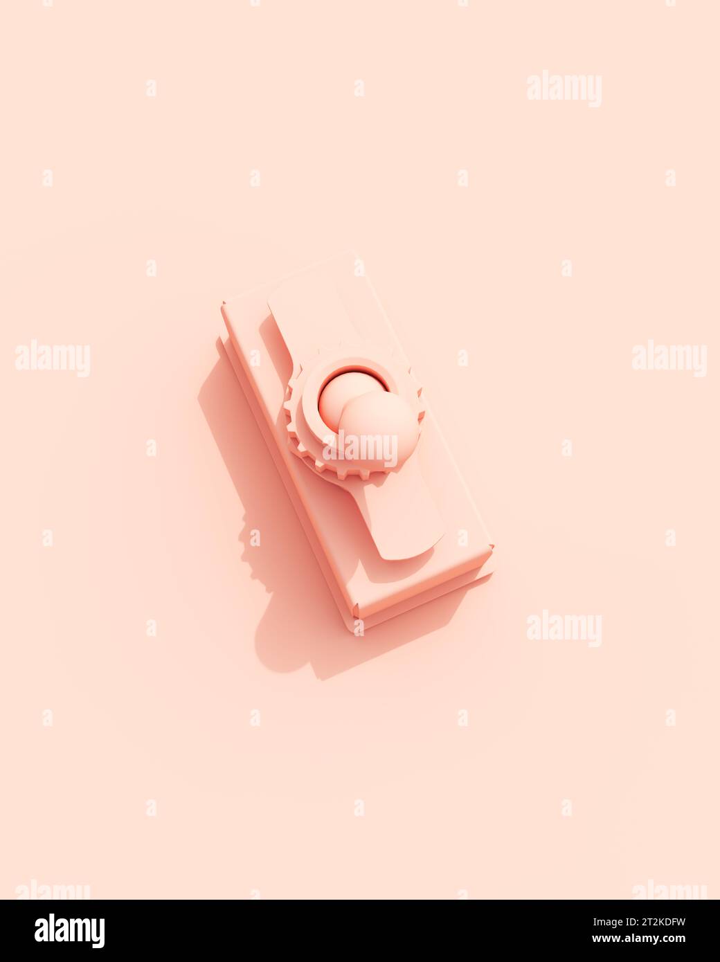 Rose pink button switch square technology design element pink peach ...