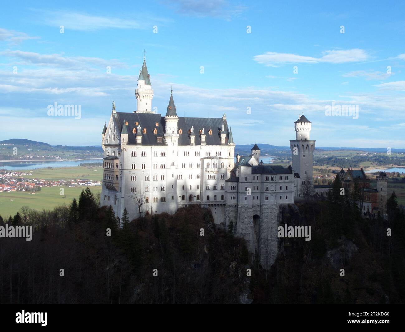 Castle Neuschwanstein, Castle Hohenschwangau, Forggensee, Zugspitze ...