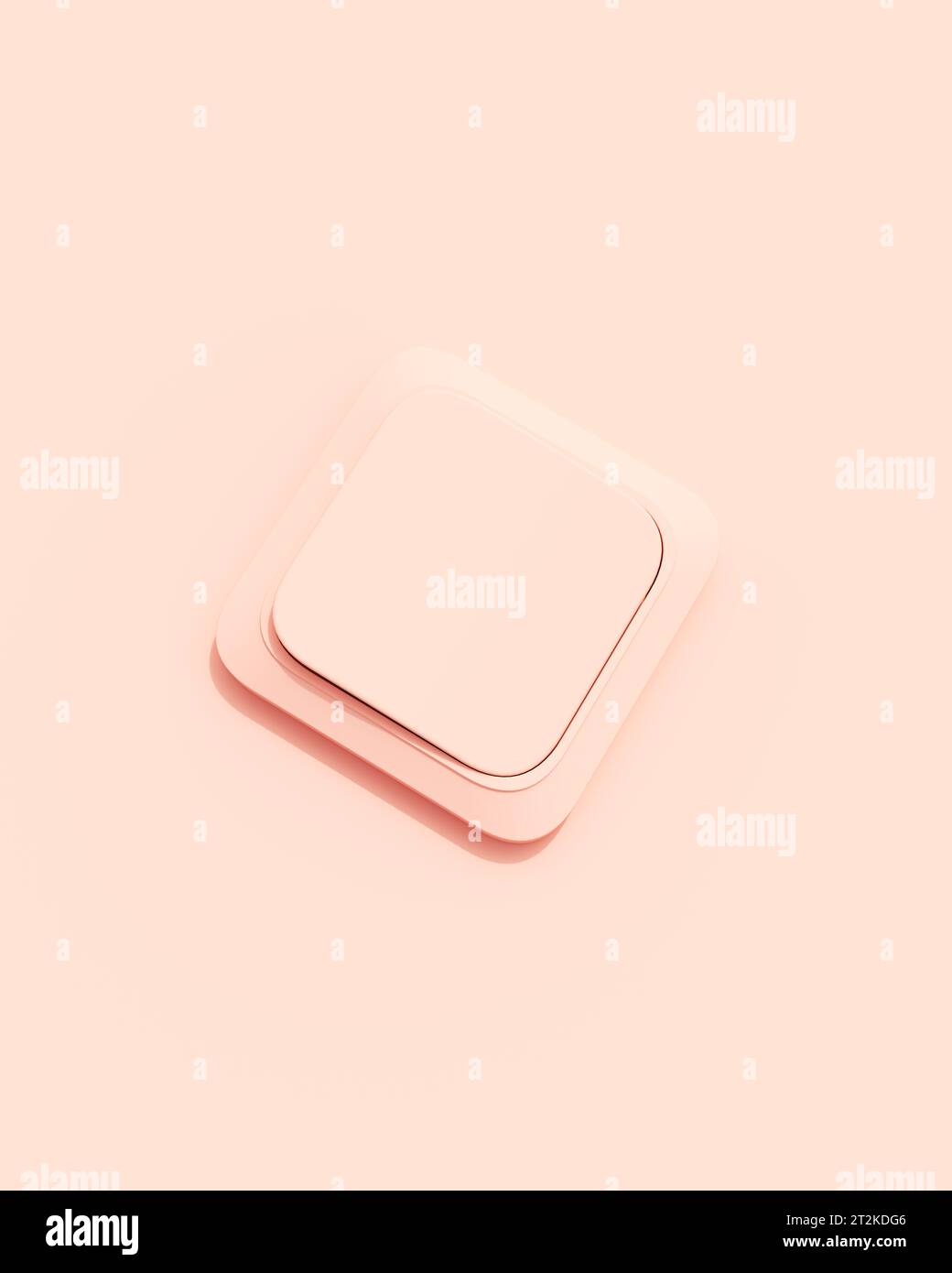 Rose pink button switch square technology design element pink peach ...
