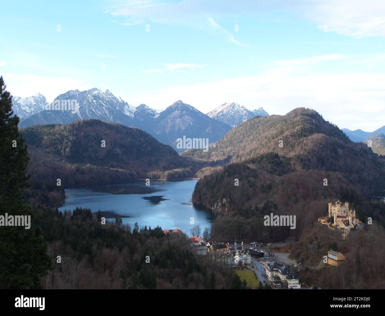 Castle Neuschwanstein, Castle Hohenschwangau, Forggensee, Zugspitze ...