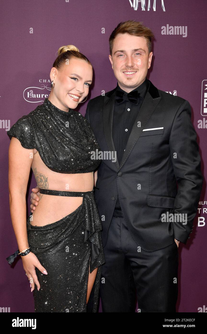 Dagi Bee mit Ehemann Eugen Kazakov beim Tribute to Bambi 2023 im JW ...