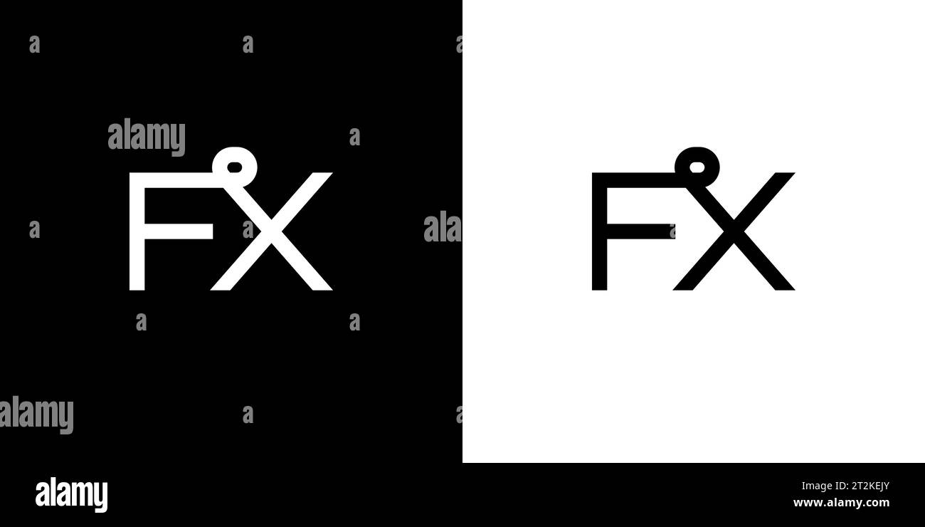 FX logo, FX Monogram, Initial FX Logo, Letter FX logo, Icon, Vector ...