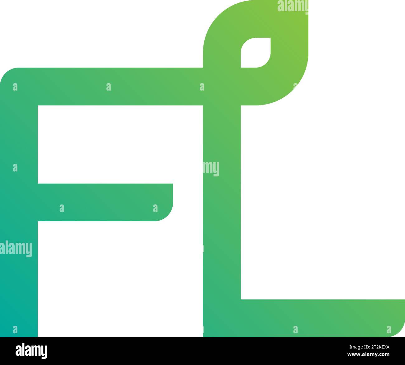 Fl letter design hi-res stock photography and images - Alamy