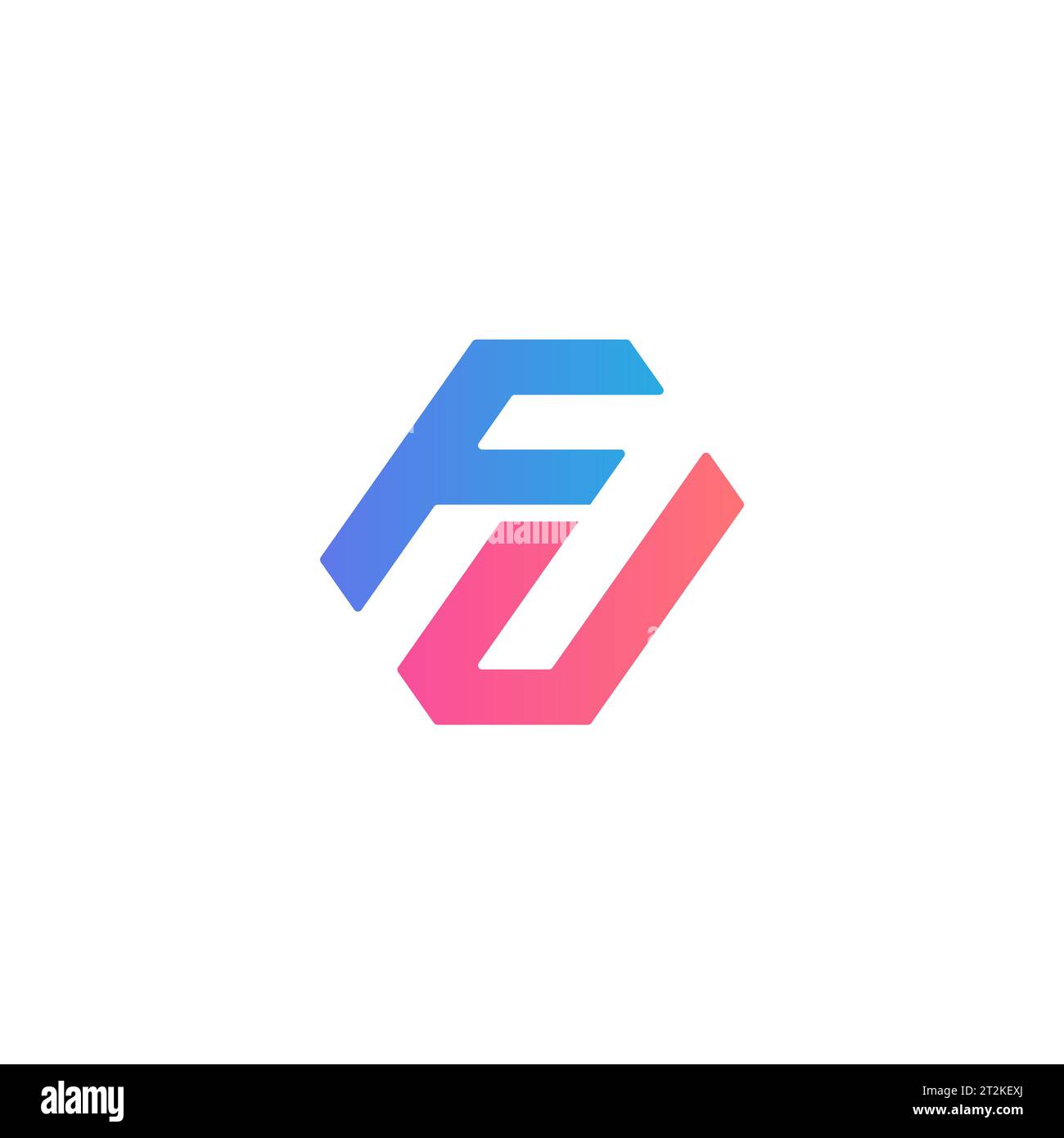 FU logo, FU Monogram, Initial FU Logo, Letter FU logo, Icon, Vector ...