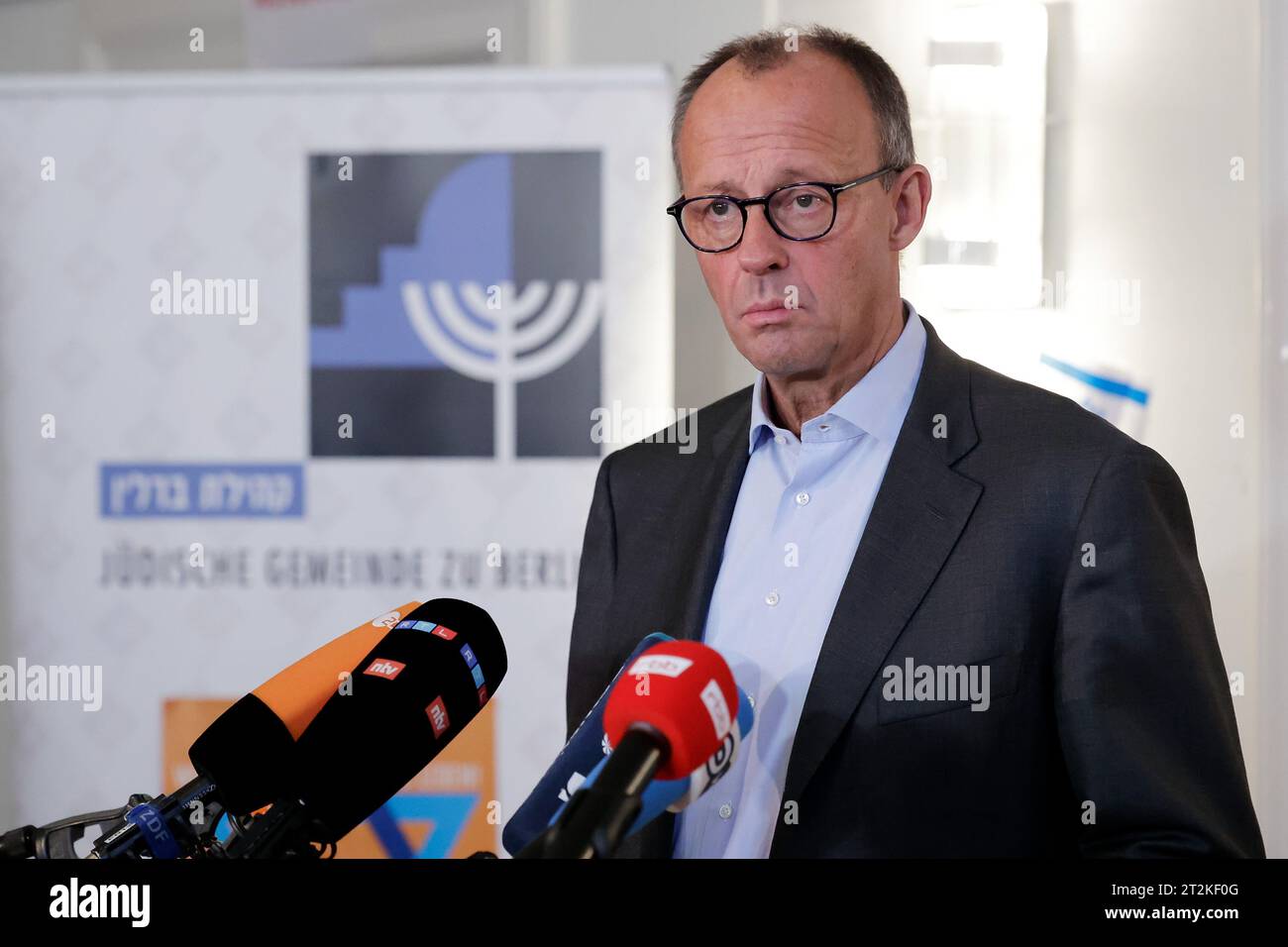 Berlin, Germany. 20th Oct, 2023. Friedrich Merz, CDU Federal Chairman ...