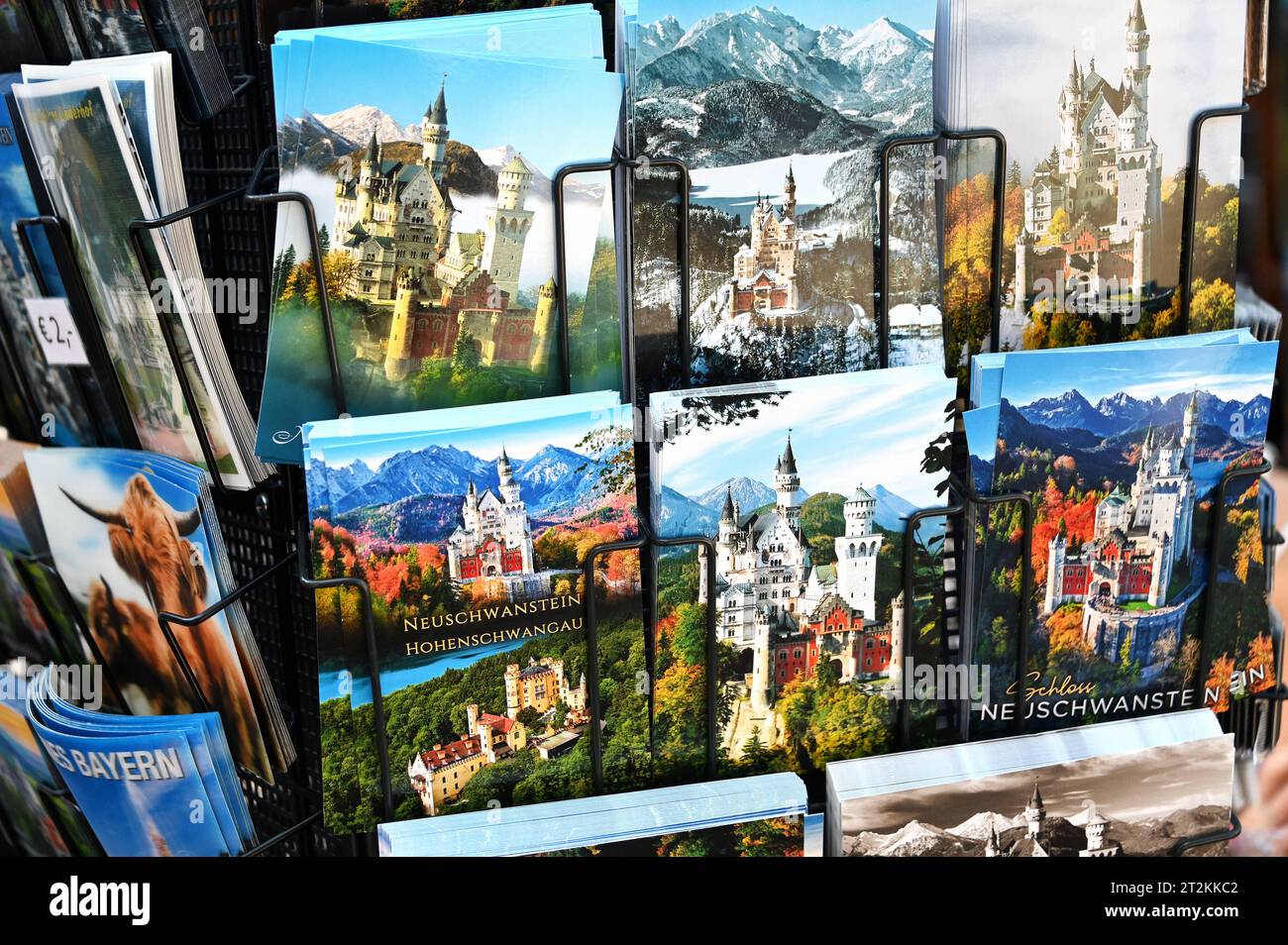 Postkarten von Schloss Neuschwanstein *** Postcards of Neuschwanstein ...
