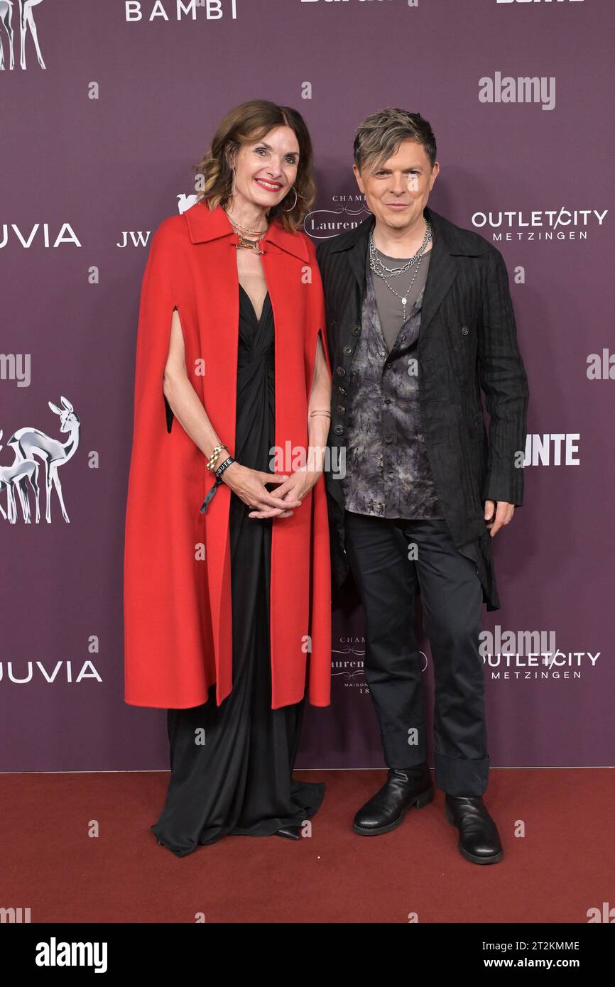 Berlin, Germany. 19th Oct, 2023. Michael Patrick Kelly and Friederike ...
