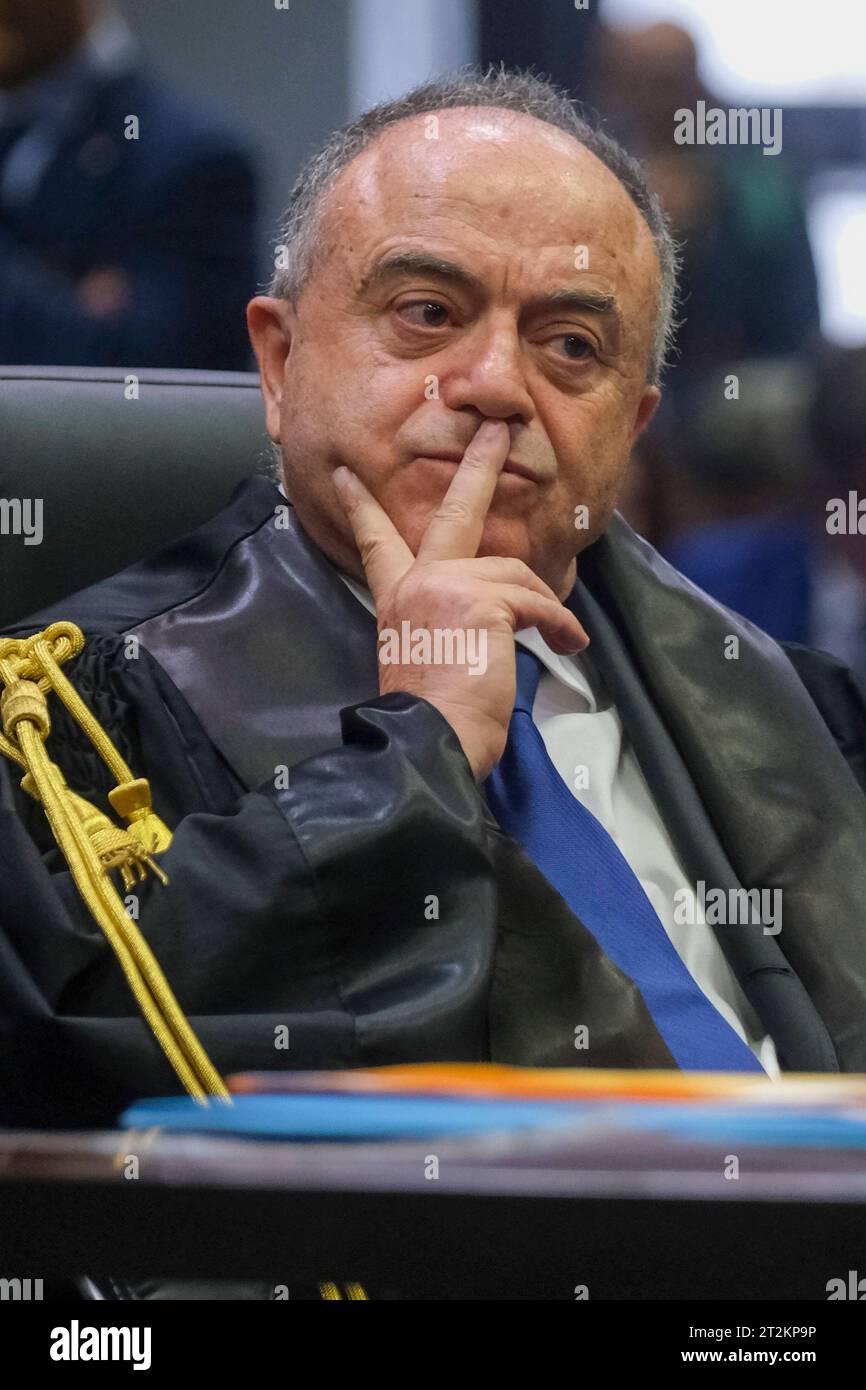 Nicola Gratteri Public Prosecutor of naples DSCF5542 Copyright: xAntonioxBalascox Credit: Imago ...
