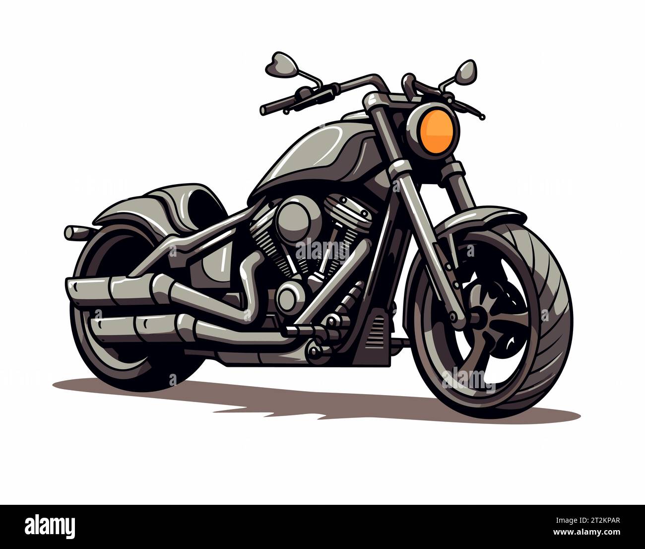 Isolated motorcycle vector illustration Stock Vector Image & Art - Alamy