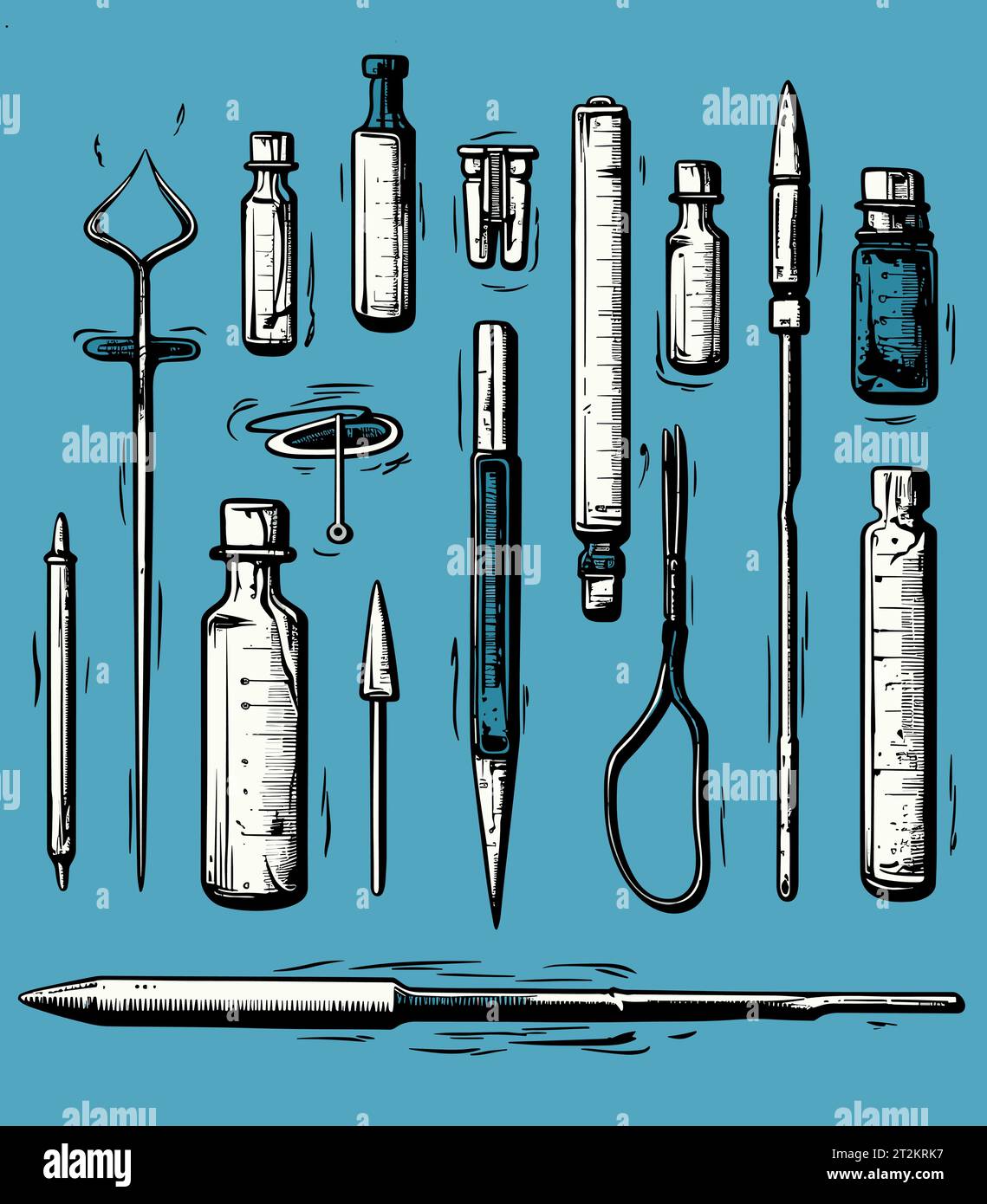 Medical tools in sketch style Stock Vector Image & Art - Alamy
