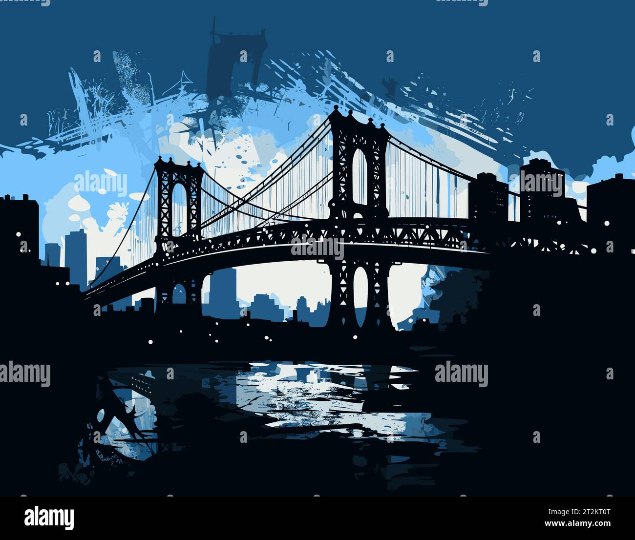 Iconic bridge architecture Stock Vector Images - Alamy