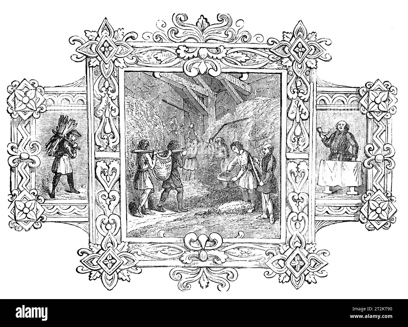 Anglo saxon calendar hi-res stock photography and images - Alamy