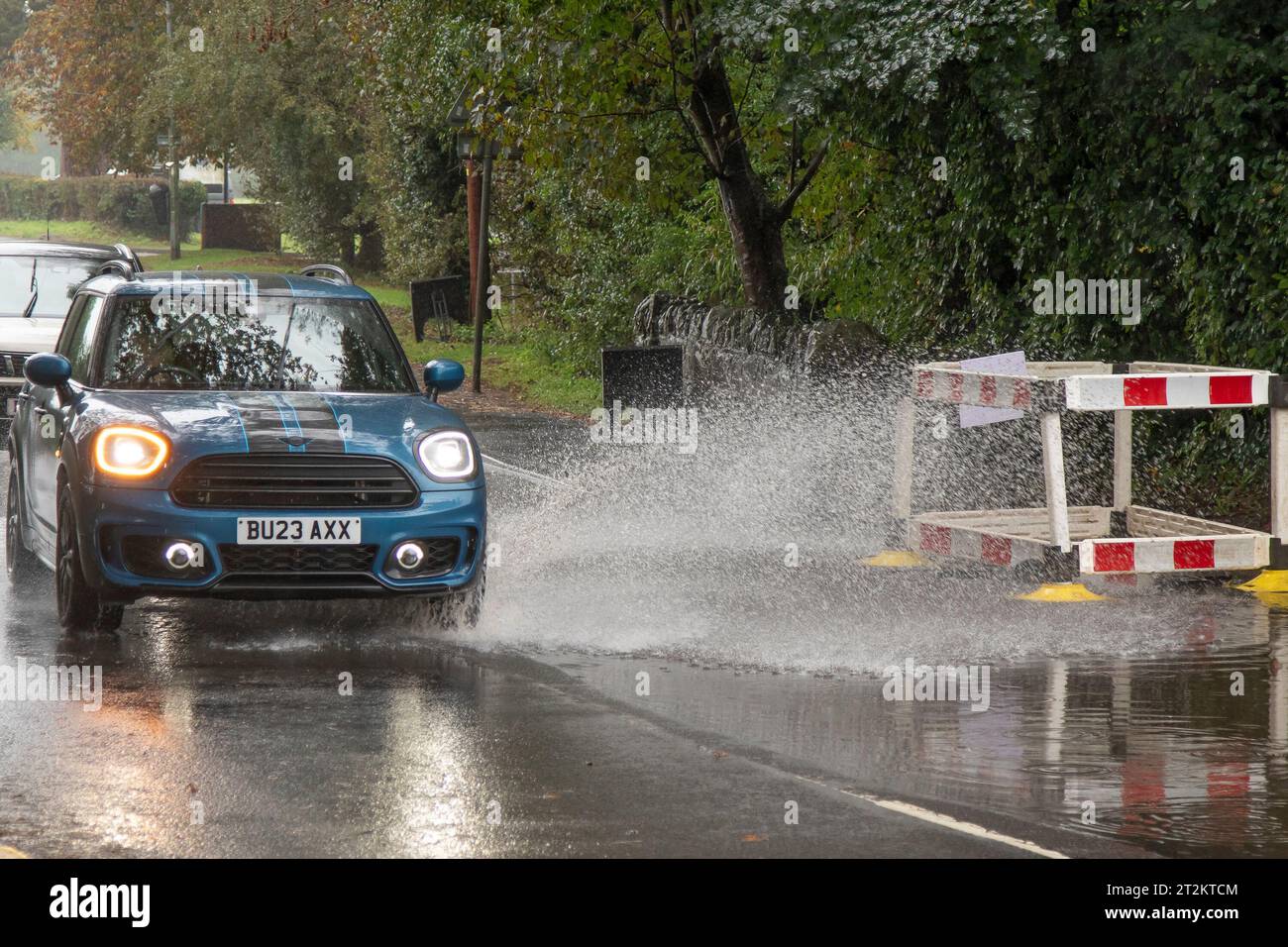 Bewdley, UK. 20th October, 2023. UK weather: Storm Babet causing severe flooding across the ...