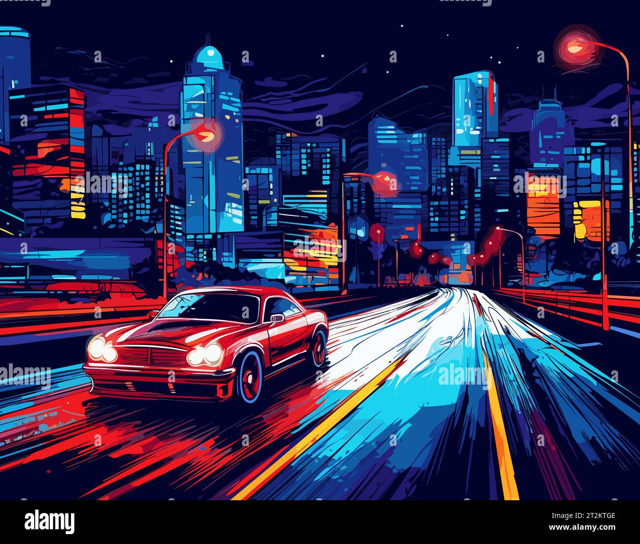 Cityscape background downtown skyscrapers Stock Vector Images - Alamy