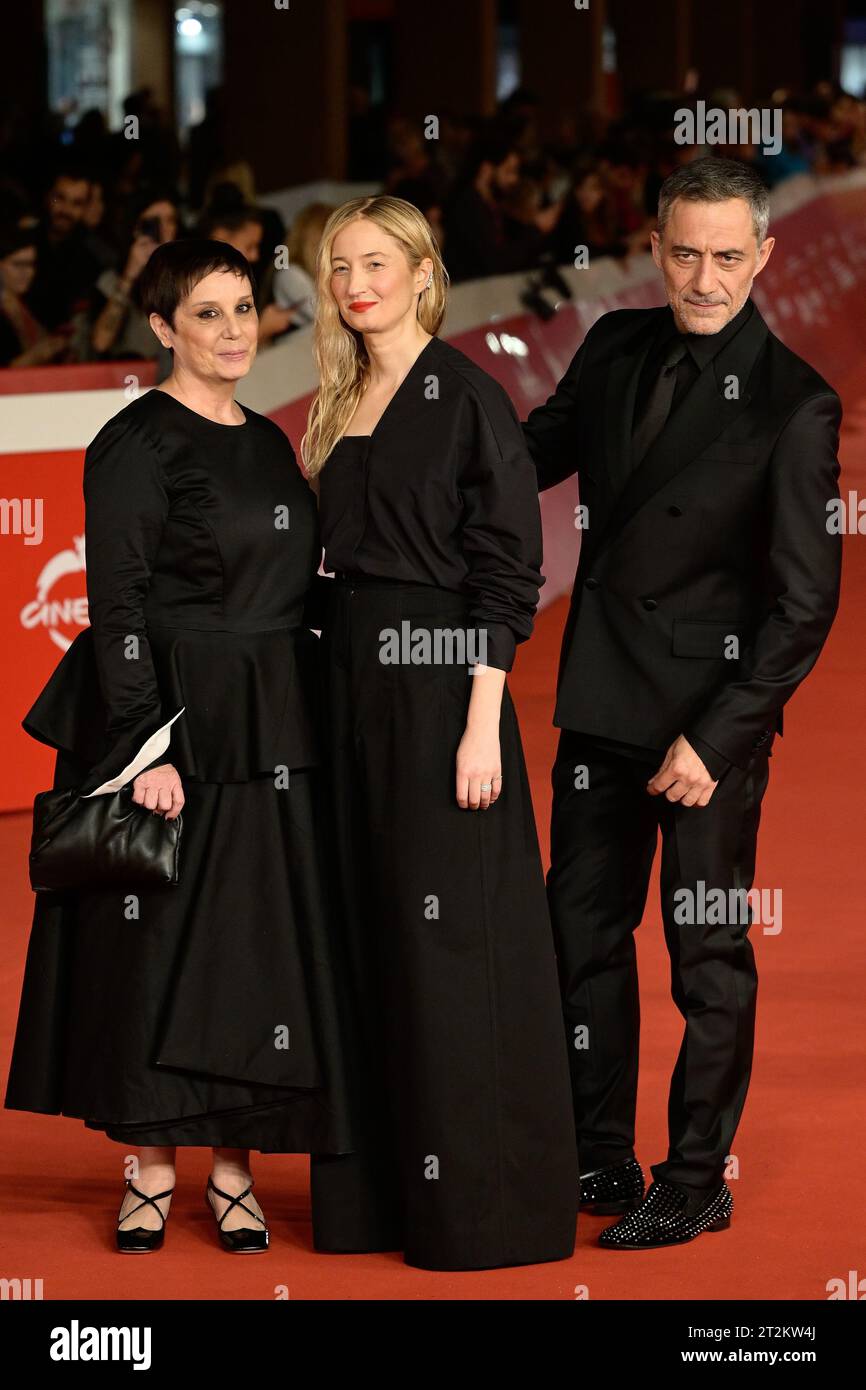 Italian director Roberta Torre, Kasia Smutniak and Filippo Timi attends ...