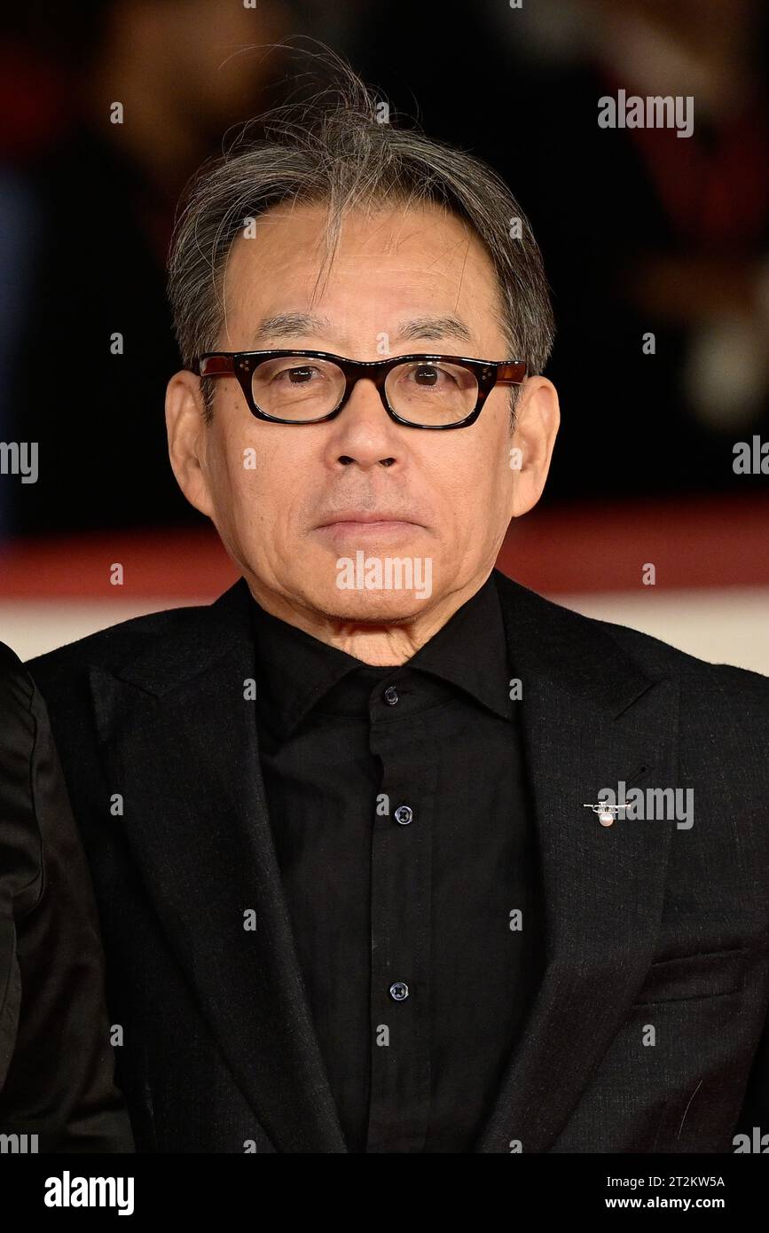 Japanese composer Shigeru Umebayashi attends the red carpet of the ...
