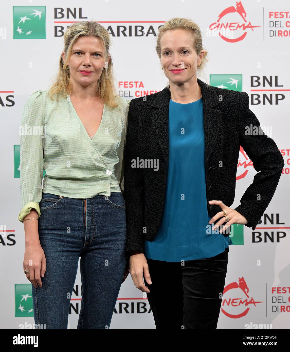 October 20, 2023, ROME, ITALY: Directors Alexis Bloom (R) and Svetlana ...