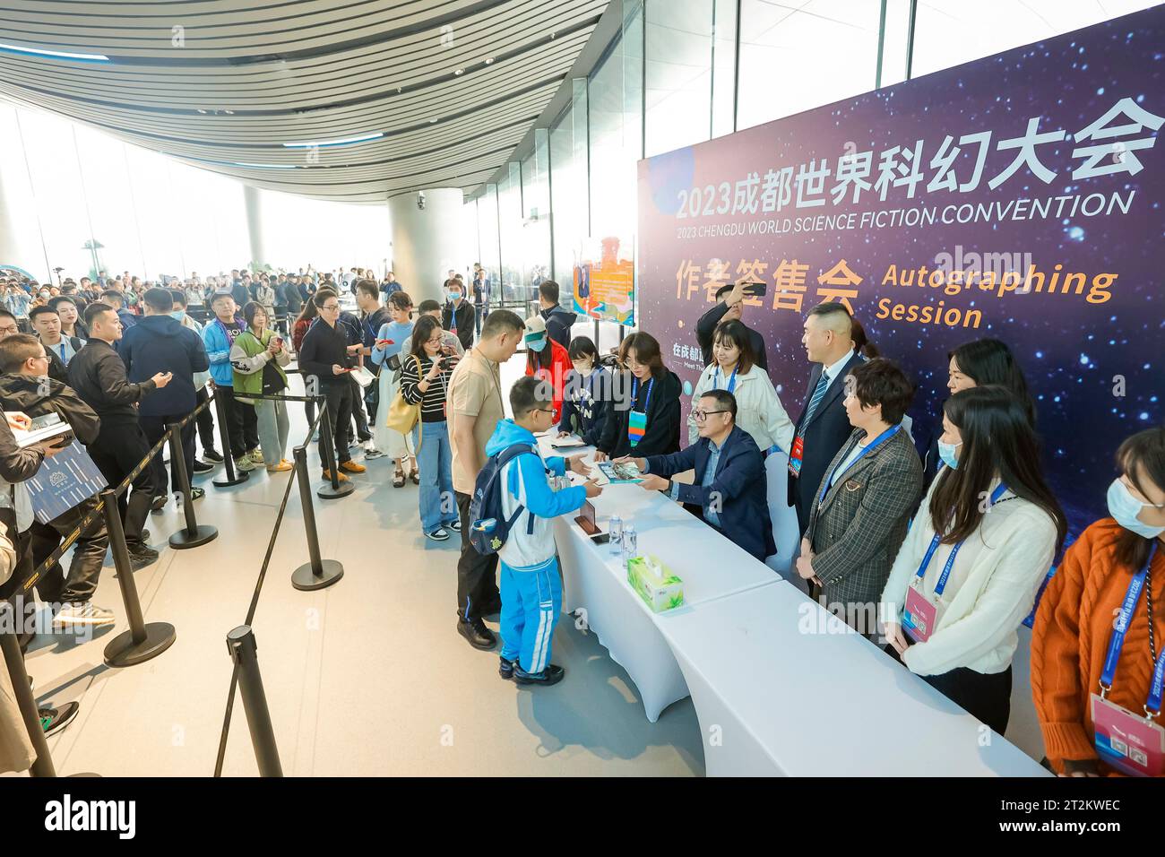 Chengdu, China's Sichuan Province. 20th Oct, 2023. Hugo Award winner ...