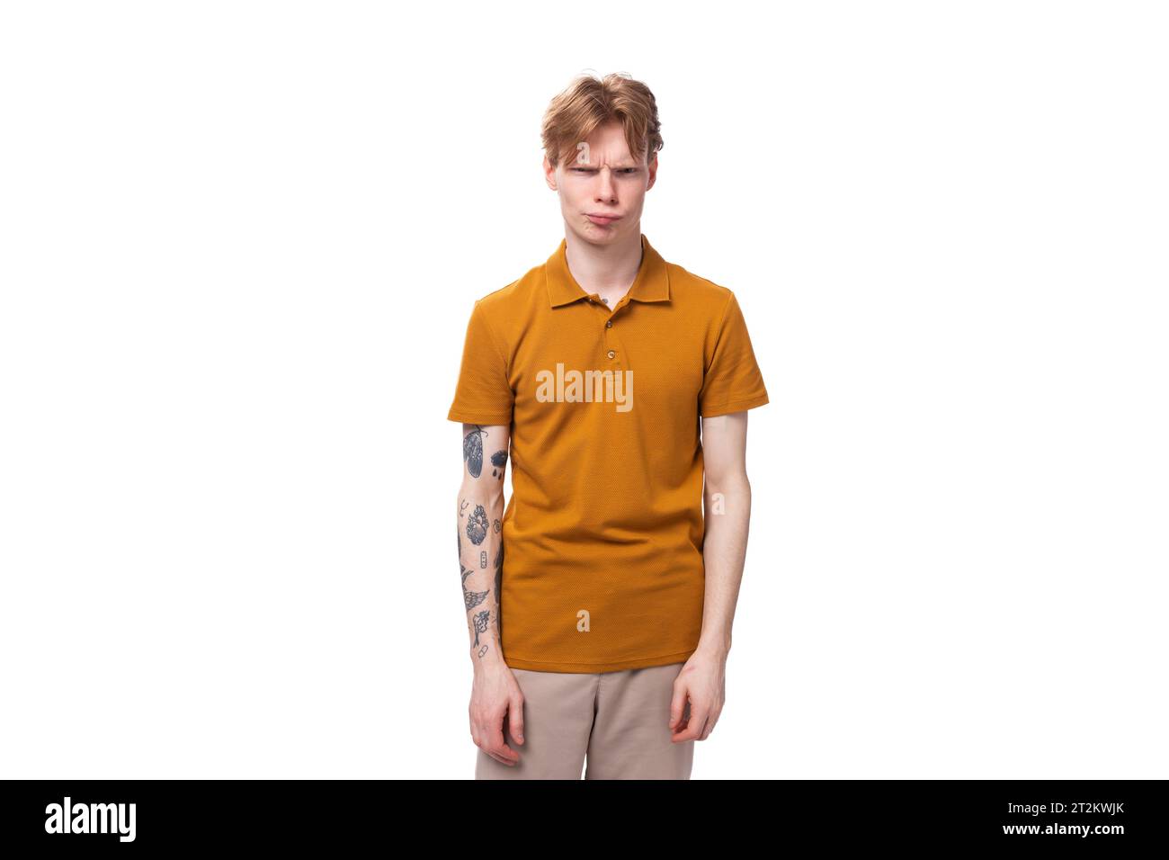Confused ginger red head hi-res stock photography and images - Alamy
