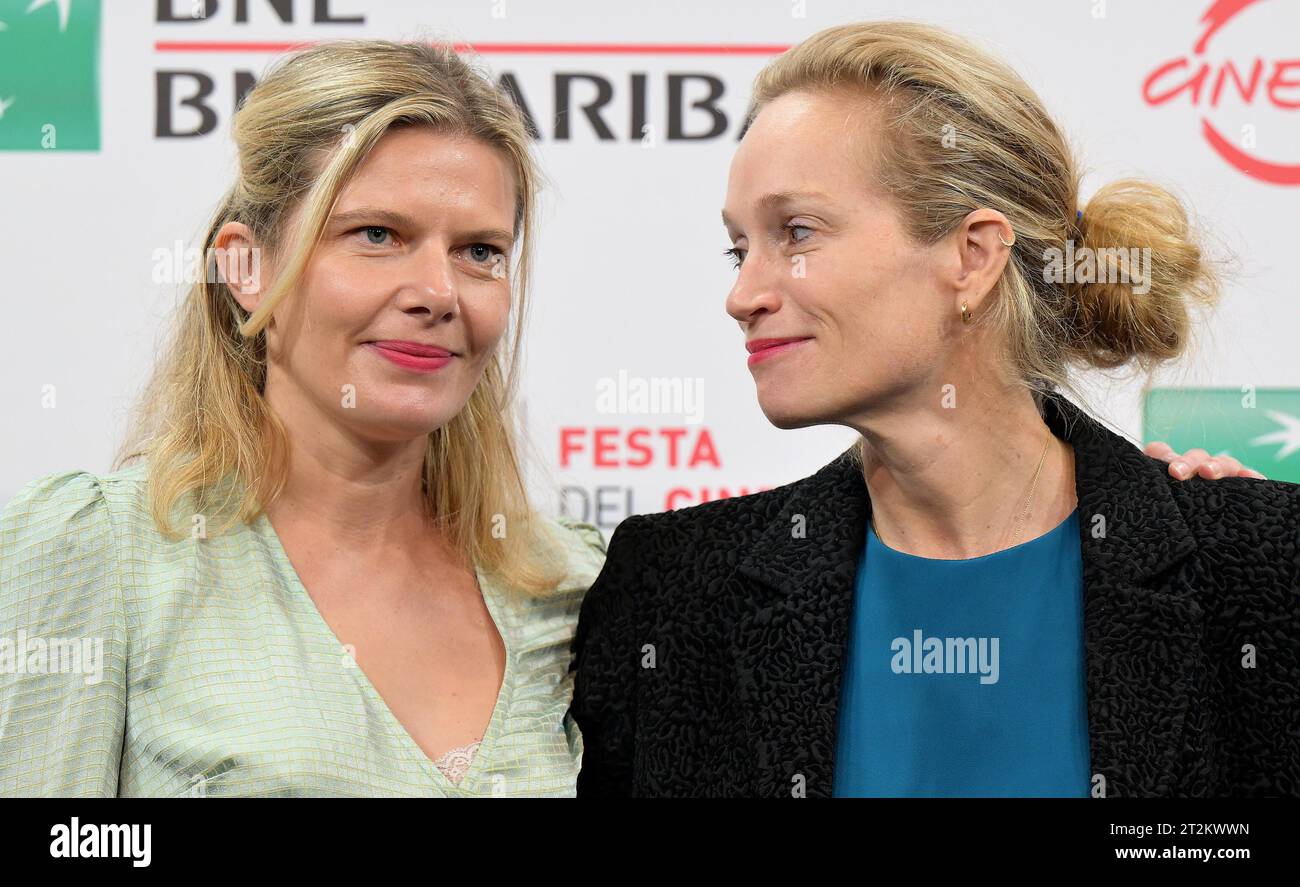 October 20, 2023, ROME, ITALY: Directors Alexis Bloom (R) and Svetlana ...