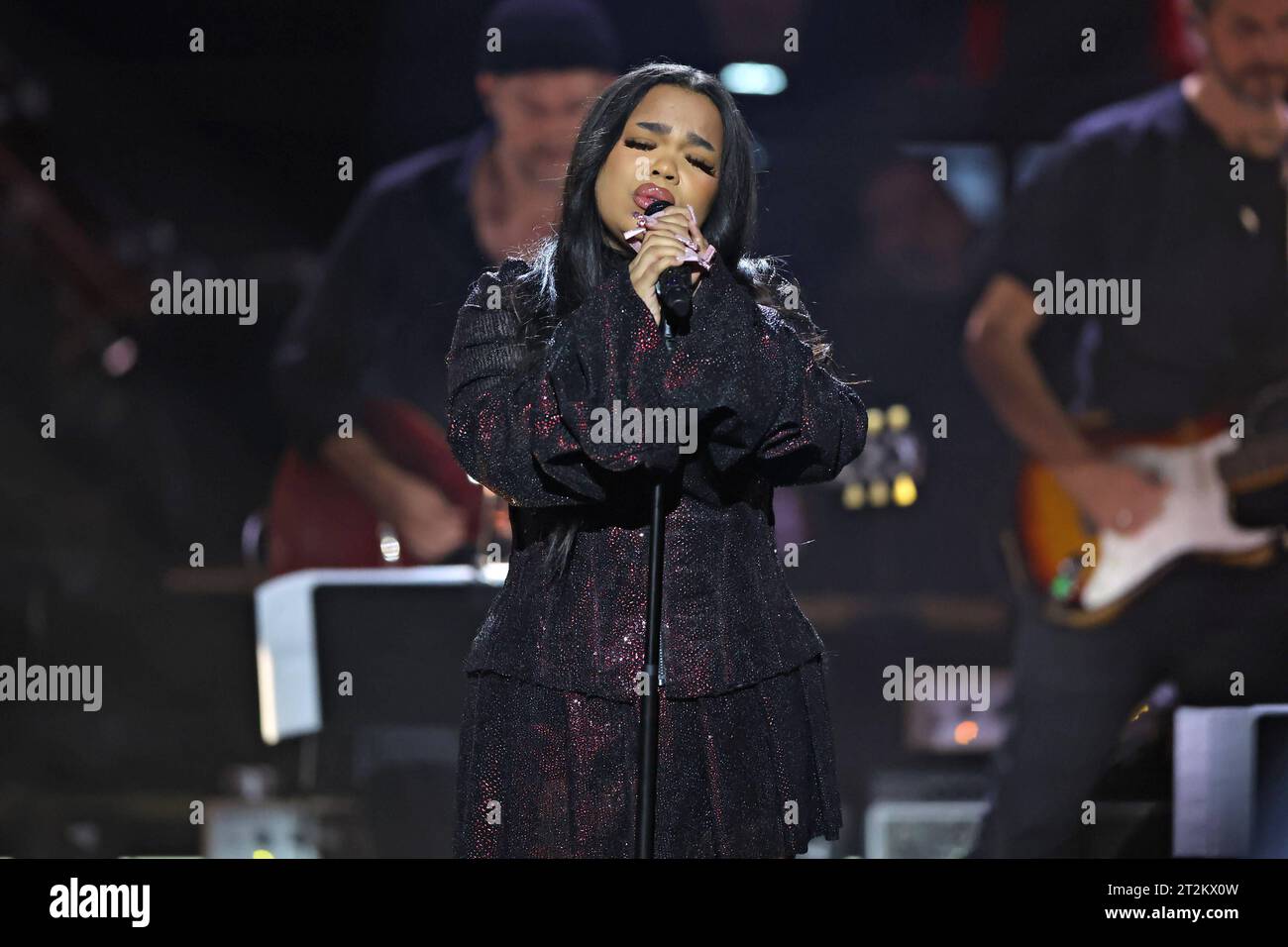 MDR - Your Songs . Sängerin Zoe Wees während der Aufzeichnung der MDR ...