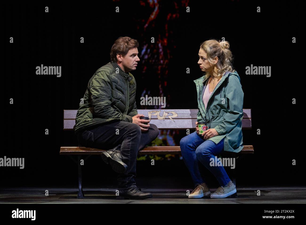 Duesseldorf, Germany. 20th Oct, 2023. Musical actors Carolin Soyka ...